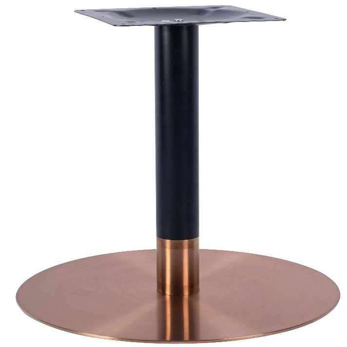 Contract Furniture Zeus Round Large Table (Rose Gold / Black)