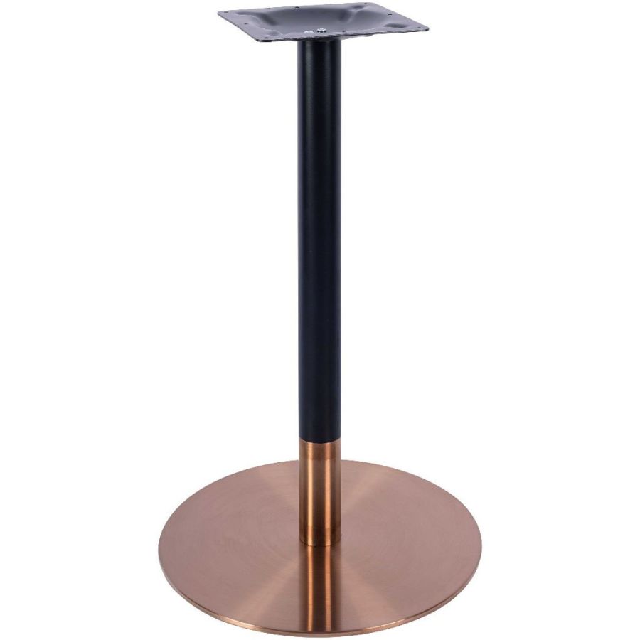 Contract Furniture Zeus Round Large Table (Rose Gold / Black)