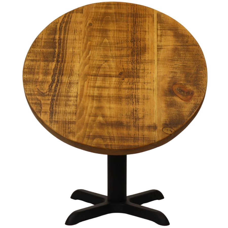 Contract Furniture Rustic Reclaimed Round Table Top 35mm